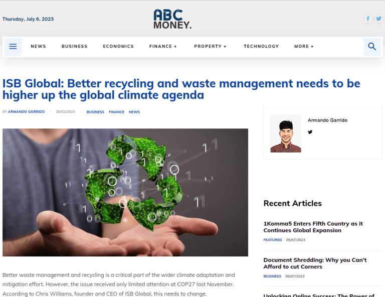 Media Coverage - ISB Global in the news