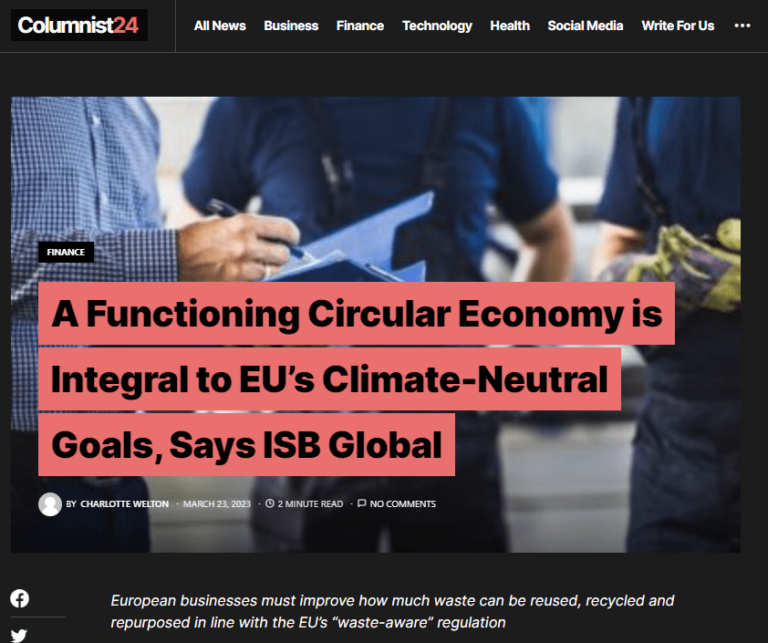 Media Coverage - ISB Global in the news